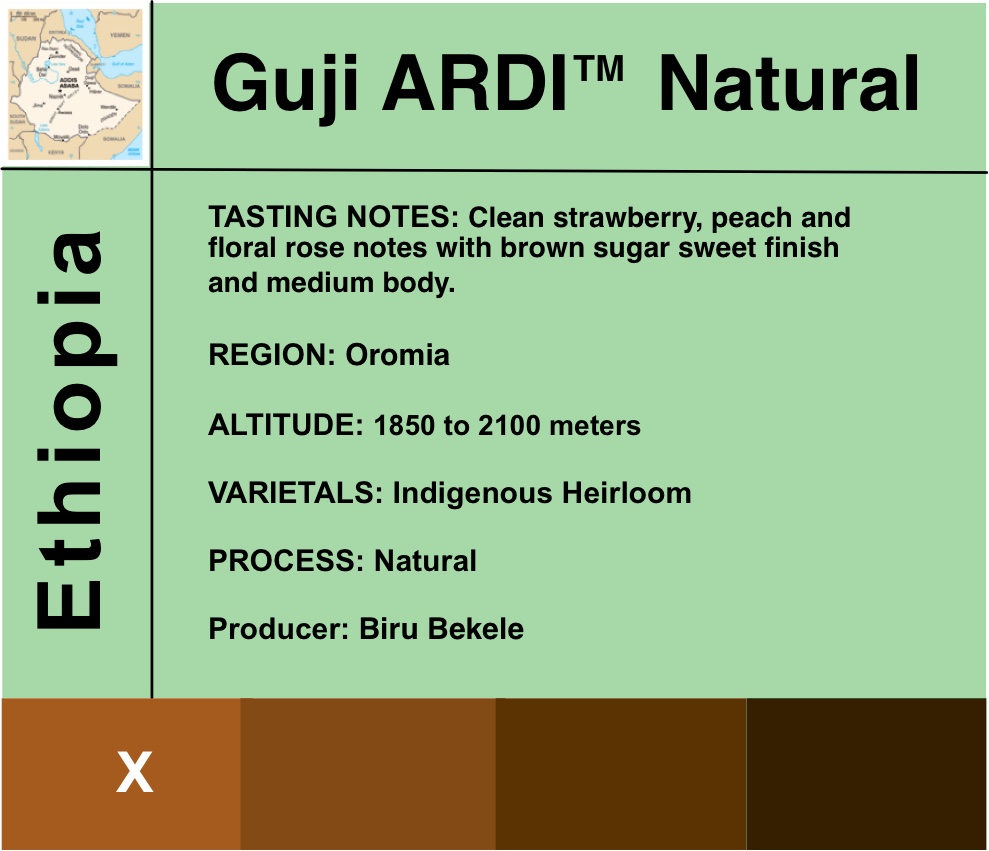 Ethiopia Guji ADRI Natural - SkyRoast Coffee